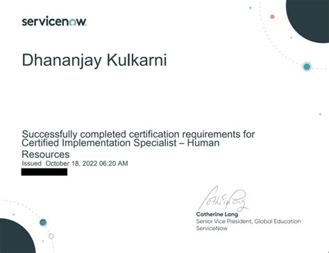 Dhananjay Kulkarni On Linkedin Servicenow Hrsd Certifications 20 Comments
