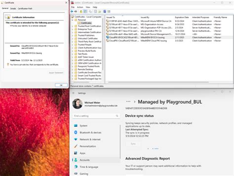First Look At Intune Cloud Pki Mikes Mdm Blog