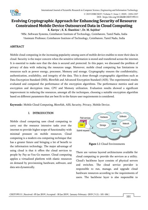 Pdf Evolving Cryptographic Approach For Enhancing Security Of