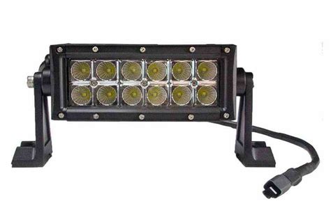 Larson Electronics 36w High Output Led Light Bar 8” Length 12 Leds 10 30v Dc Ip68