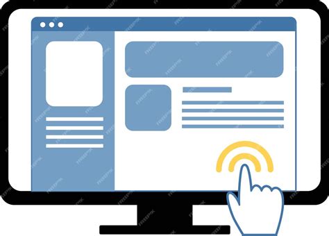 Premium Vector Website Vector Illustrations Computer Form Page On