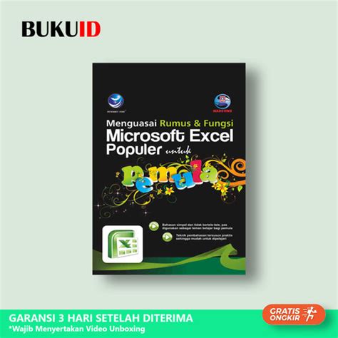 Promo Buku Menguasai Rumus Dan Fungsi Microsoft Excel Populer Untuk Pemula Kota Tangerang