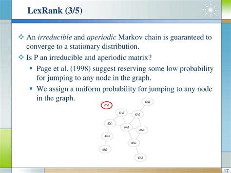 Ppt Lexrank Graph Based Centrality As Salience In Text