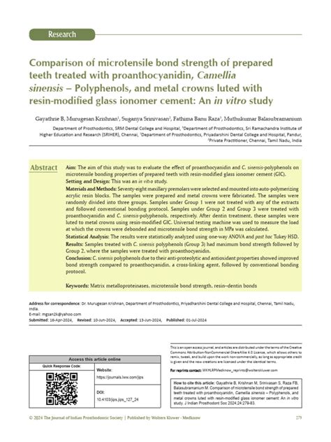 Comparisonofmicrotensilebondstrengthof11 Pdf Dentin