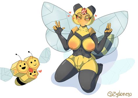Rule 34 Absurd Res Anthro Arthropod Bee Big Breasts Breasts Combee