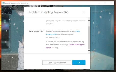 Fusion Wont Install Autodesk Community