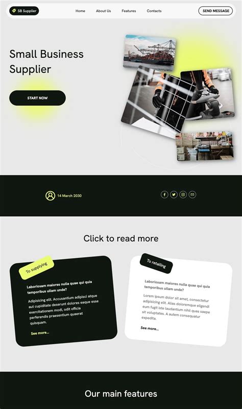Bootstrap Parallax Scrolling Template