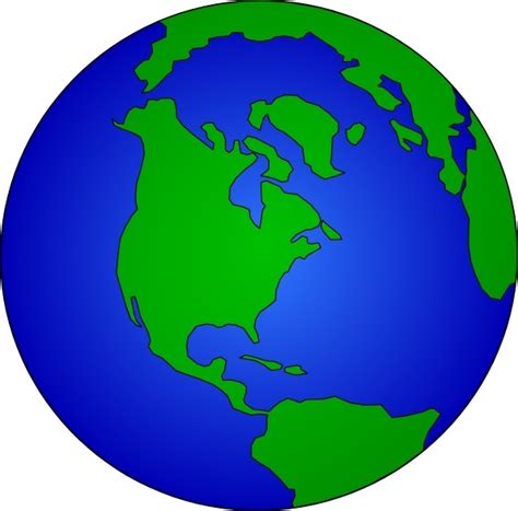 Earth Globe Clip Art Free Vector In Open Office Drawing Svg Svg