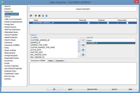 Naming Standards For Unique Constraints And Indexes Not Working Oracle Forums