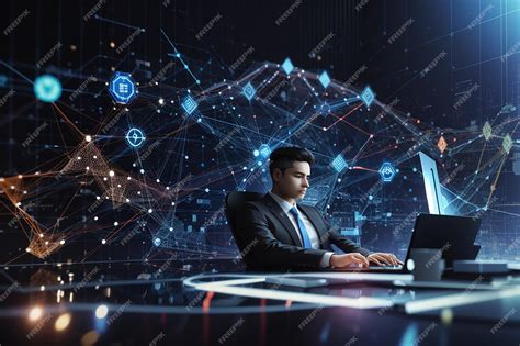 Premium Ai Image Technology Digital Data Network Connection And Cyber