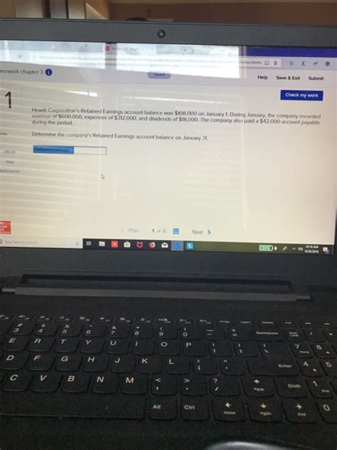 Solved Mework Chapter 3 Help Save And Exit Submit Check My