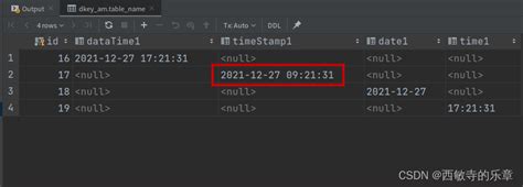 Mysql时间类型（datetime Timestamp Date Time）mysql 时间类型 Csdn博客
