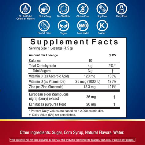 Buy Defend Eeze Immune Support Dietary Supplement Lozenges 100 Daily