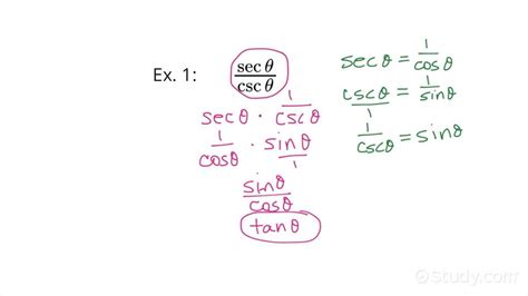 Simplifying Trigonometric Expressions Trigonometry