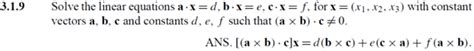 Solved Solve The Linear Equations Ax D Bx E Cx F For Chegg