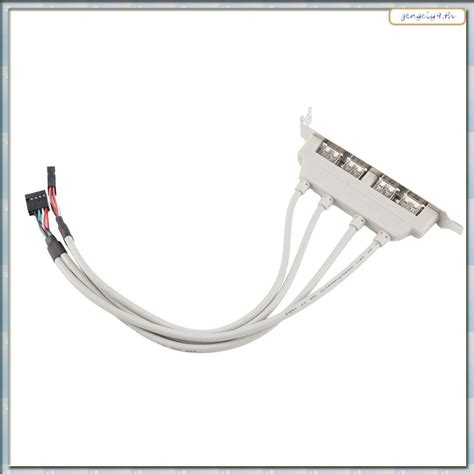 ZBM เมนบอรดค Pin Header ถง พอรต USB สายเคเบลหญง PCI Bracket Shopee Thailand