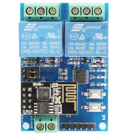 Esp8266 Esp 01 5v 12v 1 2 4 Way Wifi Relémodul Dolgai Okos Otthoni Távvezérlő Kapcsoló Esp01