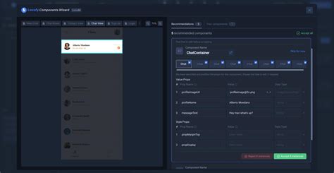 create a chat app with locofy ai and firebase