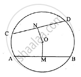 Two Tangents Are Drawn To A Circle From An External Point P Touching The Circle At The Points A