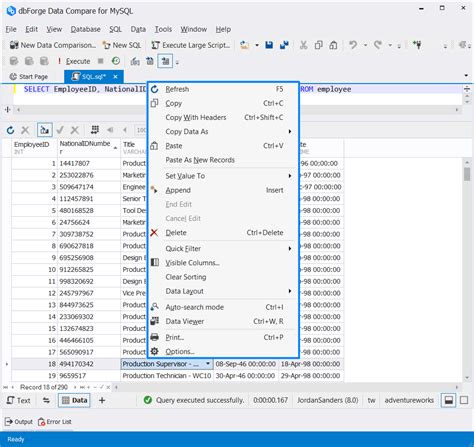 View And Edit Data In The Grid View