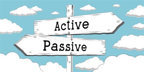 Active Passive Sign Stock Illustrations 377 Active Passive Sign Stock