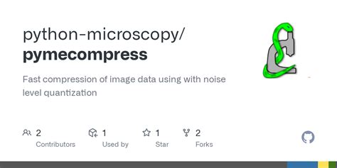 Github Python Microscopy Pymecompress Fast Compression Of Image Data Using With Noise Level