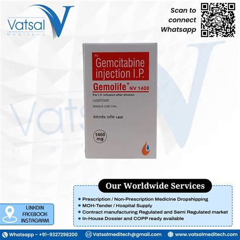 Gemcitabine Gemolife Nv 1000 At Rs 3050 Vial Gemcitabine Injection In Surat Id 2853404244412