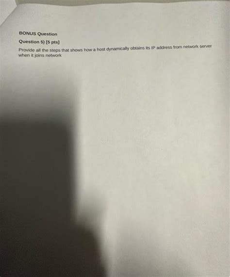 solved bonus question question 5 [5 pts] provide all the