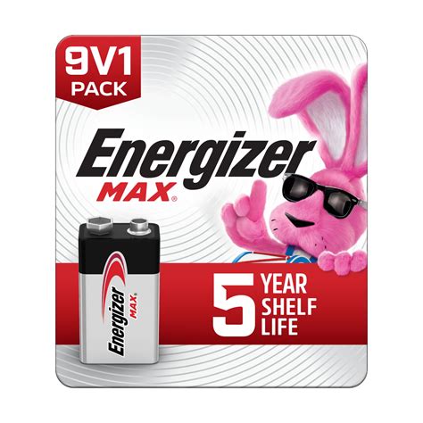 Energizer 9v Batteries Max 9 Volt Alkaline Long Lasting Power