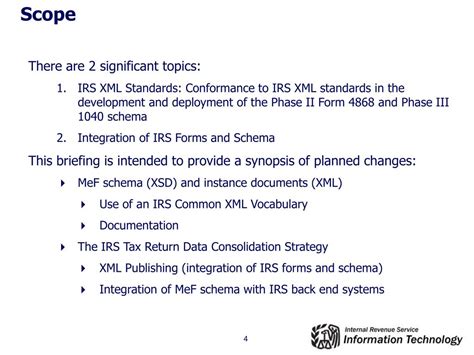 Ppt Irs Xml Standards And Tax Return Data Strategy Powerpoint Presentation Id 1485995