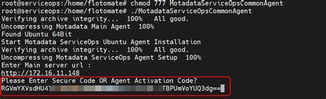 linux agent installation un installation guide serviceops