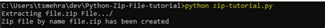 Python ZIP File With Example Updated TechGeekBuzz