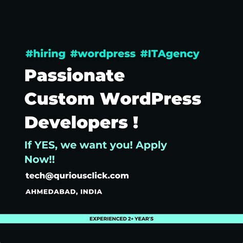 Palak Solanki On Linkedin Hiring Ahmedabad Gujarat Wordpressdevelopers Webdevelopers