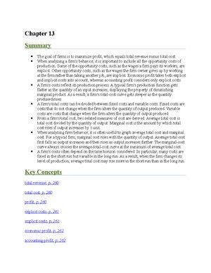 Solved Total Revenue Minus The And Costs Of Production Is Economic