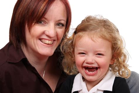 Madre E Figlia Fotografia Stock Immagine Di Gioia Capelli