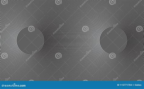 Sonar Wave Reflection Concept Background Stock Vector Illustration Of