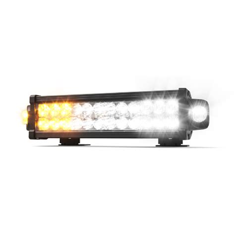 Code 3 Combo LED Bar 135 Deg Side Warning Dual Color Amber White With Center Wh