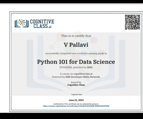 Earned Python For Data Science Certification V Pallavi Posted On The Topic Linkedin