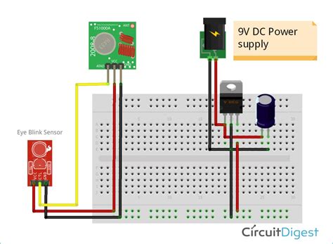electronic eye project circuit diagram circuit diagram