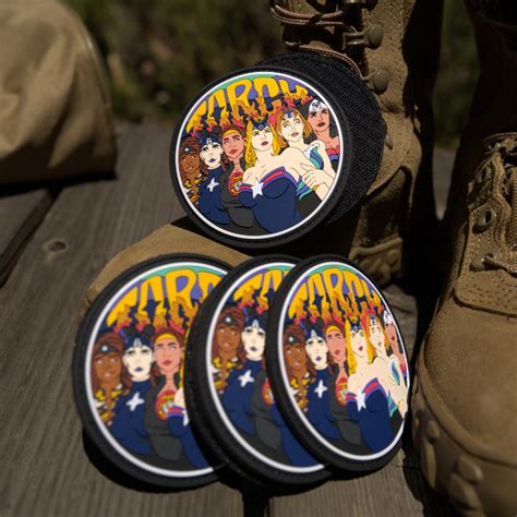 The Woman Warrior Patch Torch Warriorwear