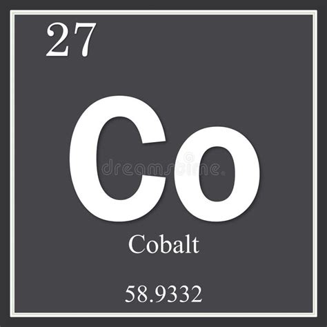Cobalt Periodic Square