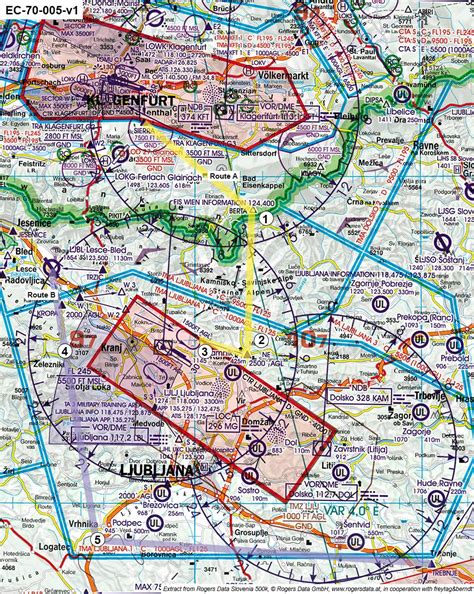 Navigation Getting Minimum Grid Area Altitude From Navigational Chart