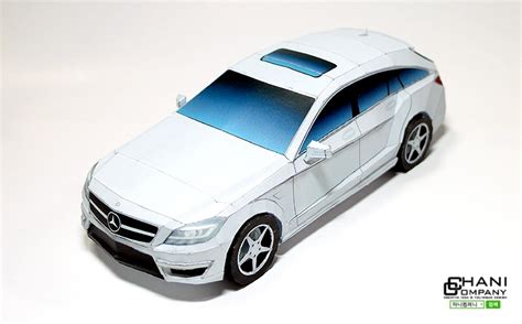종이로 직접 만든 Cls 메르세데스 벤츠 Cls63 Amg 슈팅브레이크 자동차 종이모형페이퍼크래프트 완성형 By 차니컴퍼니
