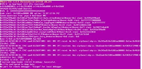 VMware PSoD Stop Error Nightmare Virtualization Spiceworks Community