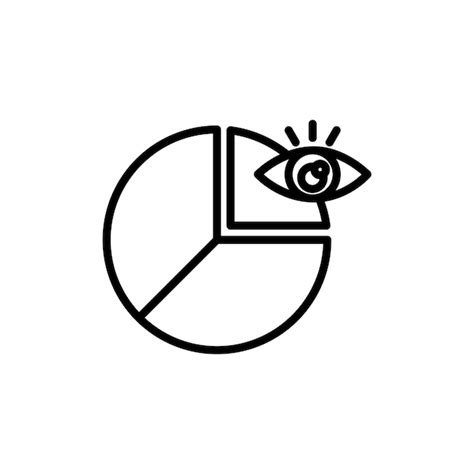 Premium Vector Predictive Analytics Icon Predict Growth Pie Chart