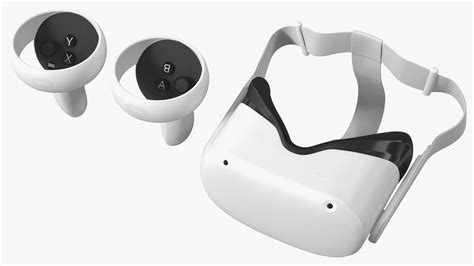 Oculus Quest 2 All In One Gaming Headset With Controllers 3d Model 69 3ds Blend C4d Fbx