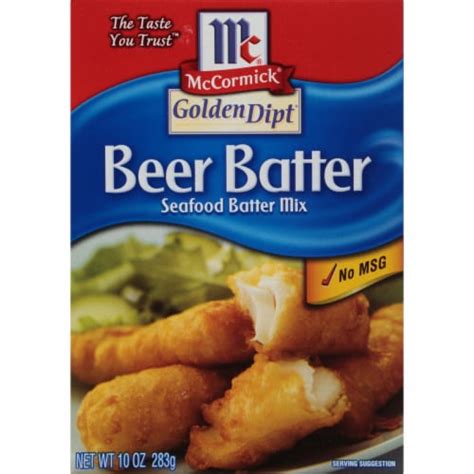 McCormick Golden Dipt Beer Batter Seafood Batter Mix, 10 oz - Fry’s ...