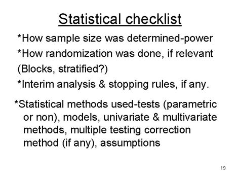 Statistical Reporting Stats In The Literature Tables Graphs