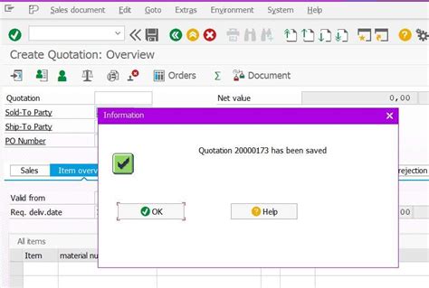 Best Practices For Creation Of Quotation In Sap Sd Va21