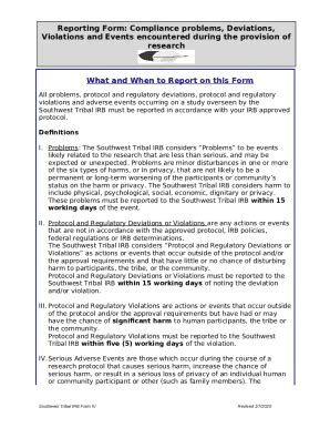 Protocol Deviations And Adverse Events From Babe And Doc Template PdfFiller